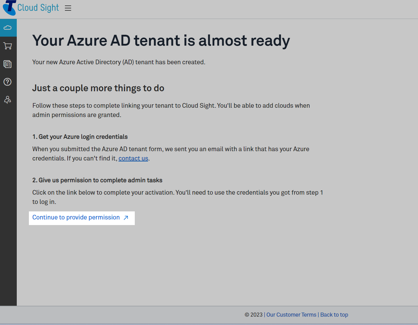 Azure: giving Telstra granular delegated admin privileges – Cloud Sight